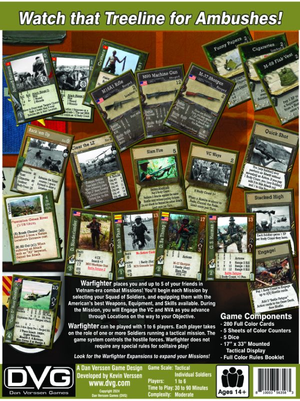 Warfighter Vietnam Core Game – Dan Verssen Games